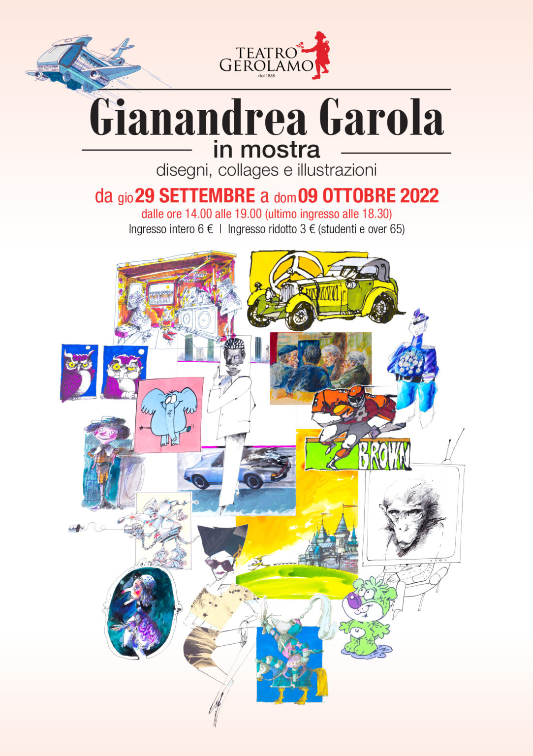 Gianandrea Garola in mostra - Disegni, collages e illustrazioni ...